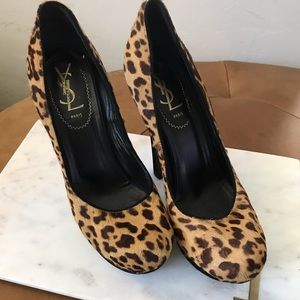 Yves Saint Laurent | Shoes | Ysl Palais Leopard Calf Hair Pump | Poshmark